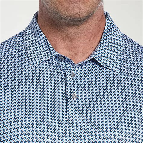Pga Tour Big And Tall Mens Short Sleeve Polo Shirt Color Peacoat