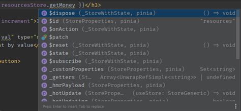 Does Autocompleteintellisense Only Work With Ts · Vuejs Pinia