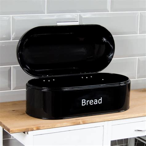 Bread Bin Retro Large Kitchen Food Storage Loaf Curved Bin By Home
