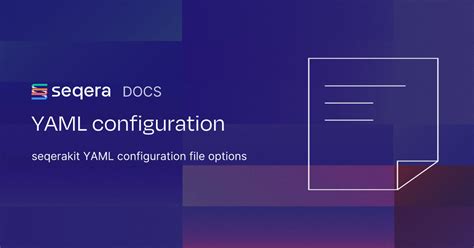 Yaml Configuration Seqera Docs