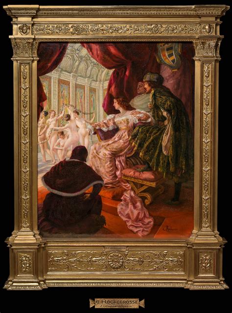 Georges Antoine Rochegrosse The Harem 19th Century Oil Orientalist