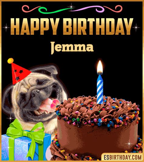 Happy Birthday Jemma  🎂 Images Animated Wishes【28 S】