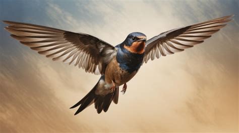 Premium Ai Image Beautiful Swallow A Photo Realistic Image Of Graceful Flight