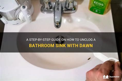 A Step By Step Guide On How To Unclog A Bathroom Sink With Dawn