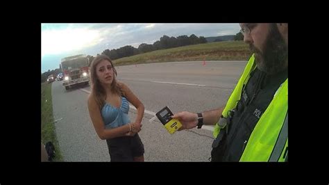 Pretty Girl Crashes Gets Busted For Dui After Attending Her First Ever