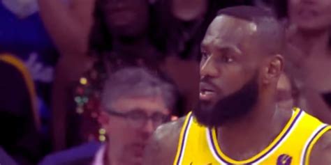 Lebron James Vintage Block Highlights Lakers Thrilling Overtime