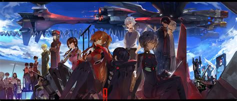 Neon Genesis Evangelion Asuka Langley Soryu Ayanami Rei Ikari Shinji