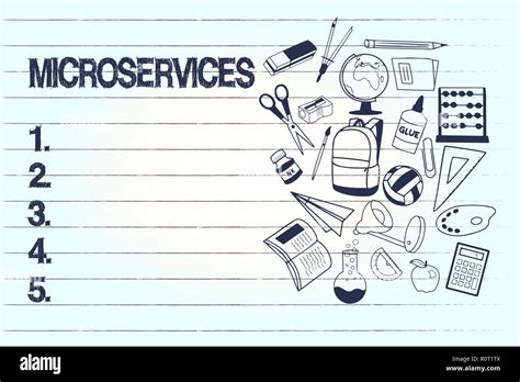 Conceptual Hand Writing Showing Microservices Business Photo Text