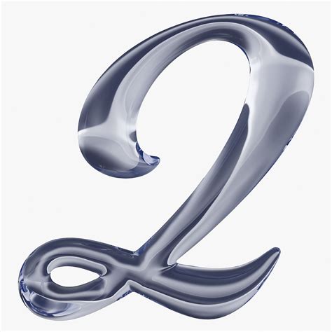 Calligraphic Digits Numbers 0 1 2 3 4 5 6 7 8 9 Set 3d Модель 45