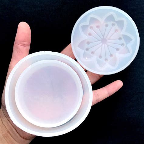 Sakura Trinket Box Silicone Mold Cherry Blossom Flower Box Mold Ro