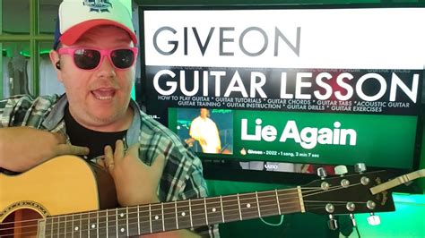 How To Play Lie Again Giveon Guitar Tutorial Beginner Lesson Youtube