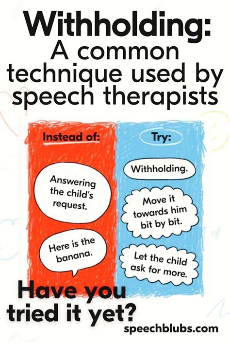 Common Techniques Used By Speech Therapists Artofit