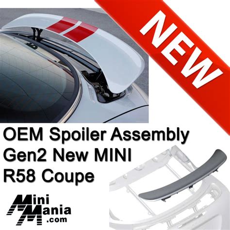 Mini Cooper Rear Spoiler Assembly With Motor