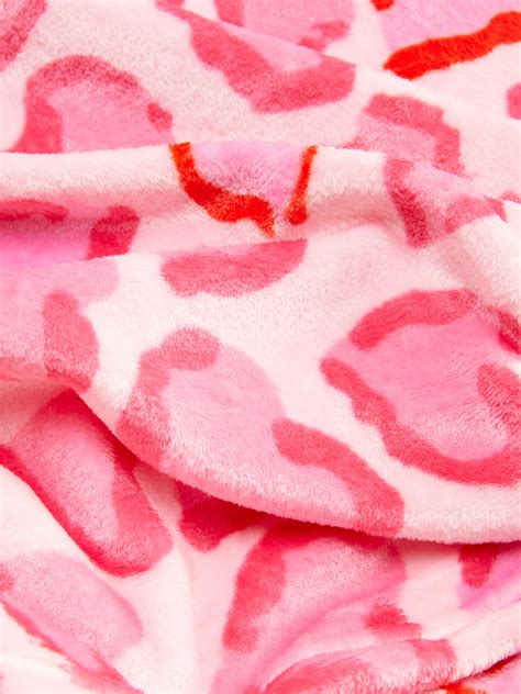 Hot Pink Small Love Heart Throw Penneys