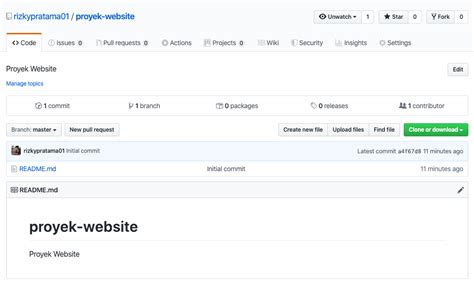 Cara Clone Repository Public Menggunakan Git Version Control Pada