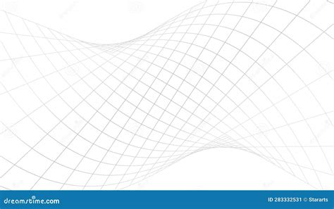Abstract 3d Architecture Grid Lines Vector Design Stock Vector