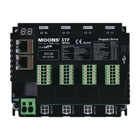 Stf05 4x Ecx Stf Series Fieldbus Control Dc Stepper Drives Moons