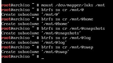 Arch Linux Btrfs With Hibernation In A Swapfile