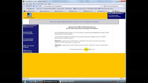 How To Get A Duns Number Video Tutorial ESRS Training YouTube