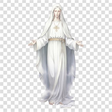 Png Graceful Holy Figure Illustration Premium Ai Generated Psd