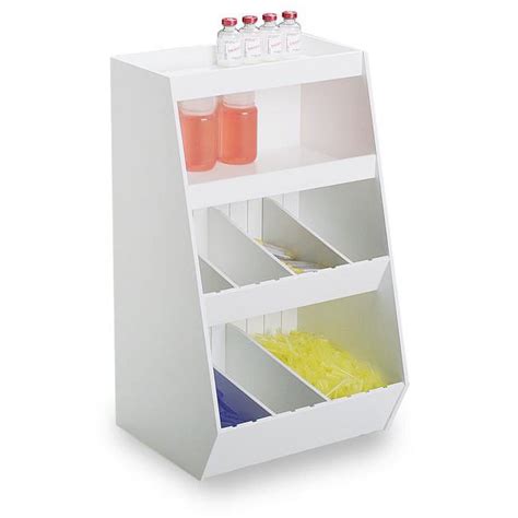 Lab Storage Shelf With Shelves Adjustable Bins Medium Walmart Com