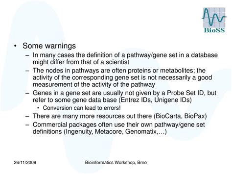 Ppt Pathway And Gene Set Analysis Of Microarray Data Powerpoint Presentation Id6786195