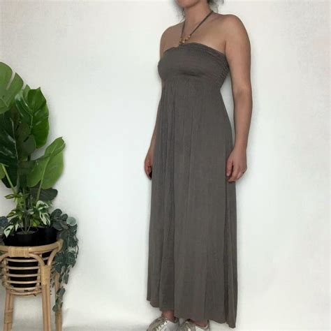 Halter Neck Floaty Boho Maxi Dress Beaded Beachy Depop