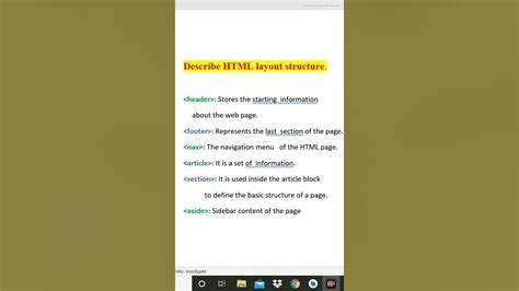 q 1 html interview question html shorts shorts htmlcss html5 youtube