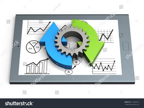 Process Charts Concept Stock Illustration 114844255 Shutterstock