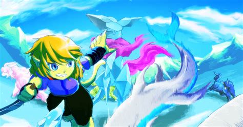 氷雪の大地【青】 【pfnw】魔物なんぞぶっとばす！【氷雪の大地】 青空のイラスト Pixiv