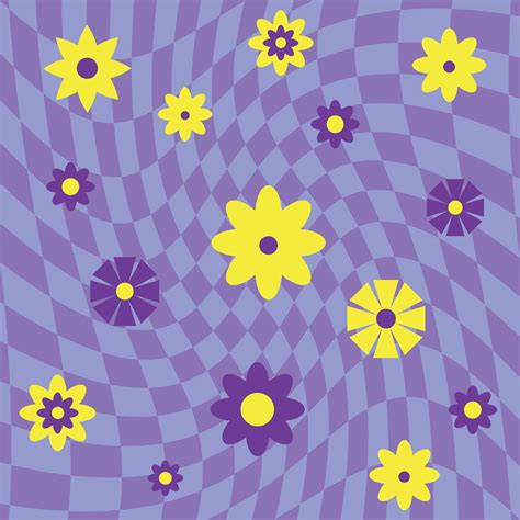 Psychedelic Geometric Pattern With Squares 23424778 Vector Art At Vecteezy