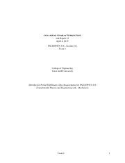 Lab Report Collision Characterization Pdf COLLISION CHARACTERIZATION Lab Report April