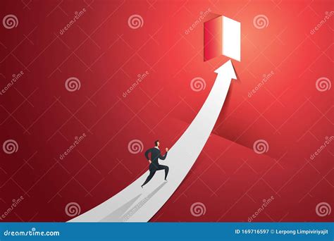 MAn Running With Arrow Stock Image CartoonDealer Com