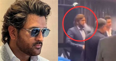 Ms Dhoni Viral Video Mahi Seen Smoking Hookah Watch Video Techduce