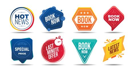 Realistic Badges Set 5751426 Vector Art At Vecteezy
