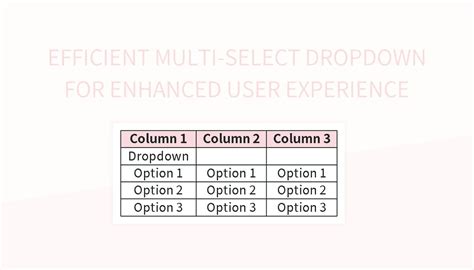 Efficient Multi Select Dropdown For Enhanced User Experience Excel