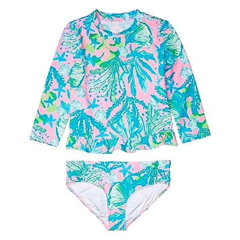 Lilly Pulitzer Swim Lilly Pulitzer Girl Retreat Rashguard Swim Set