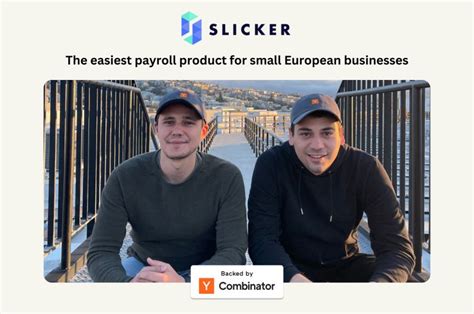 Y Combinator On Linkedin Launch Yc Slicker The Easiest Payroll Product For Small European
