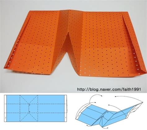 종이접기다용도꽂이접기연필꽂이접기커피믹스보관함 접기핸드메이드 네이버 블로그