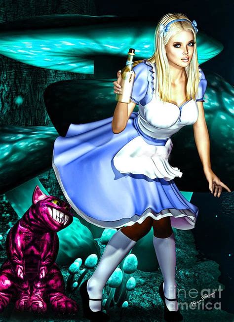 Go Ask Alice By Alicia Hollinger Alice In Wonderland Artwork Alice In Wonderland Drawings