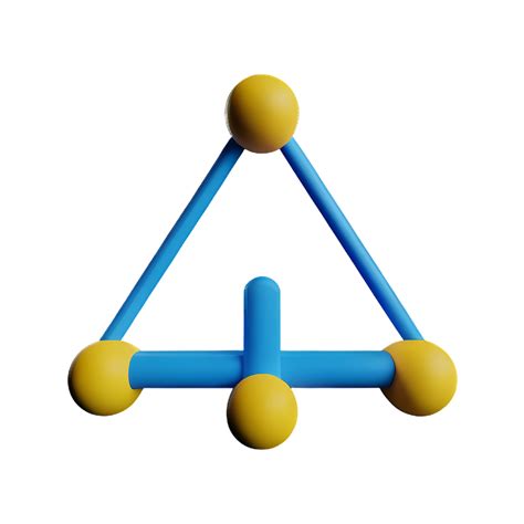 Geometric D Rendering Icon Illustration PNG