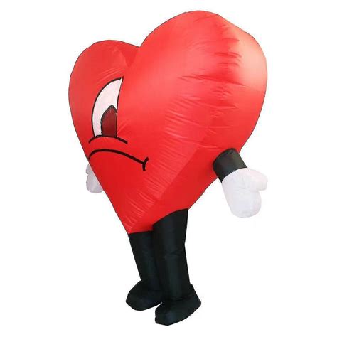 Inflatable Costume Red Love Heart Party Costume Halloween Cosplay