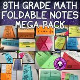 Pythagorean Theorem Foldable Notes For 8th Grade Math Interactive Notebook