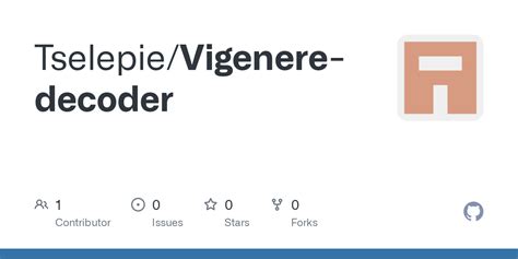 Github Tselepievigenere Decoder
