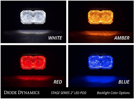 Diode Dynamics Ssc2 Sport Flood White Amber Back Light D