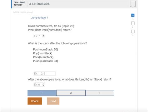Solved CHALLENGE ACTIVITY Stack ADT Chegg