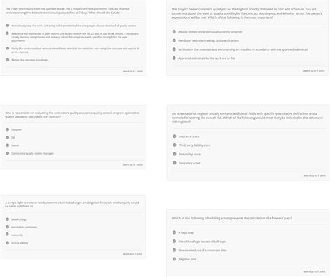Construction Management Test