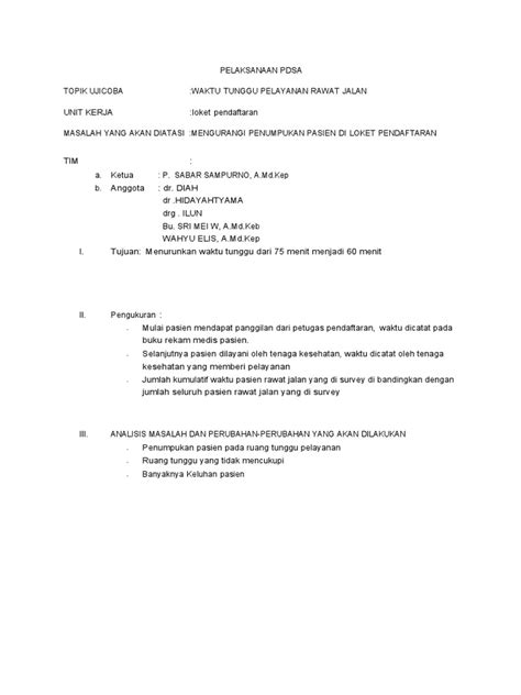 Pdf Contoh Form Pdsa Pdf Pdf Contoh Form Pdsa Pdf