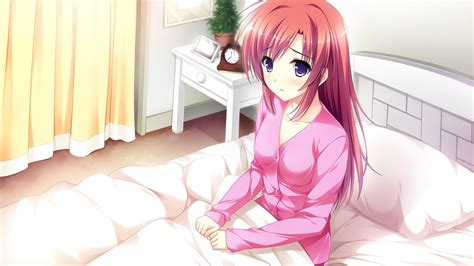 2560x1080 Resolution Woman Anime Character Lying Sitting On Bed Hd Wallpaper Wallpaper Flare