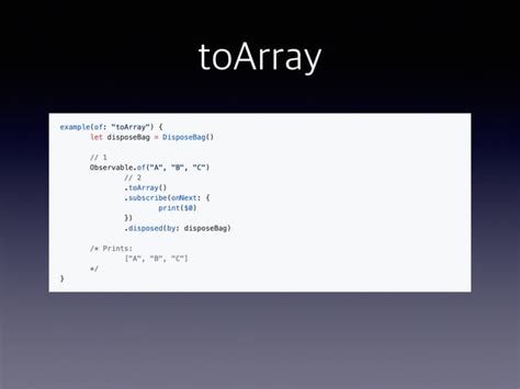 rxswift transforming operators ppt